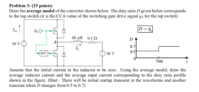 Solved Simulate the converter shown in Problem 3 at the | Chegg.com