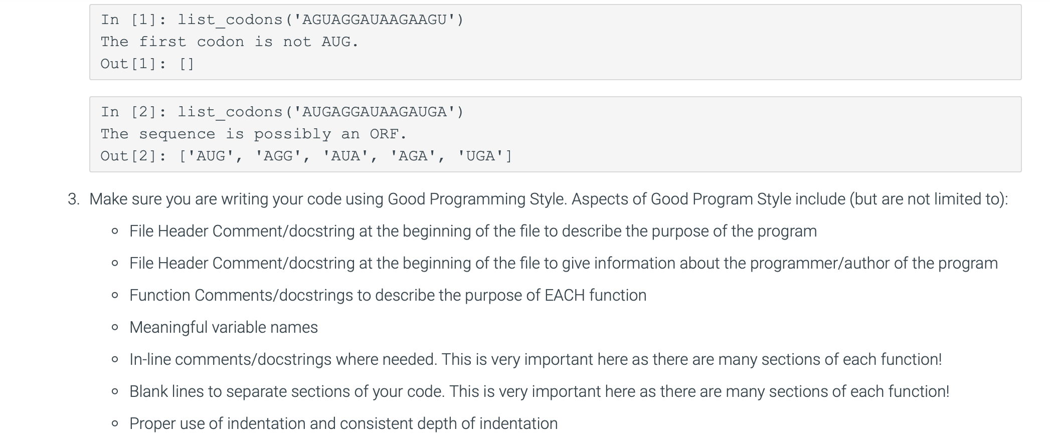 Solved 1 An Rna String Is Called An Open Reading Frame