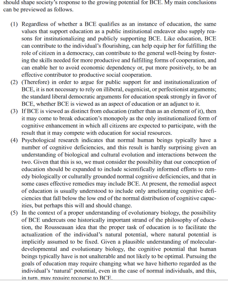 Solved Abstract Cognitive enhancement - augmenting normal | Chegg.com