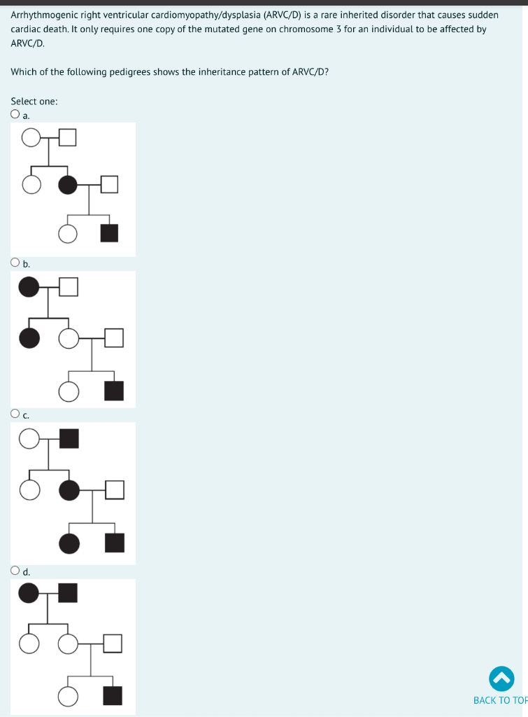 Solved Arrhythmogenic right ventricular | Chegg.com