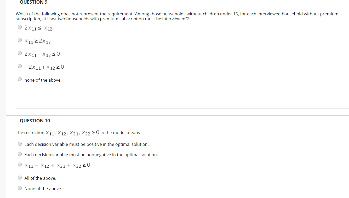 Solved Use the following scenario and data to answer all | Chegg.com