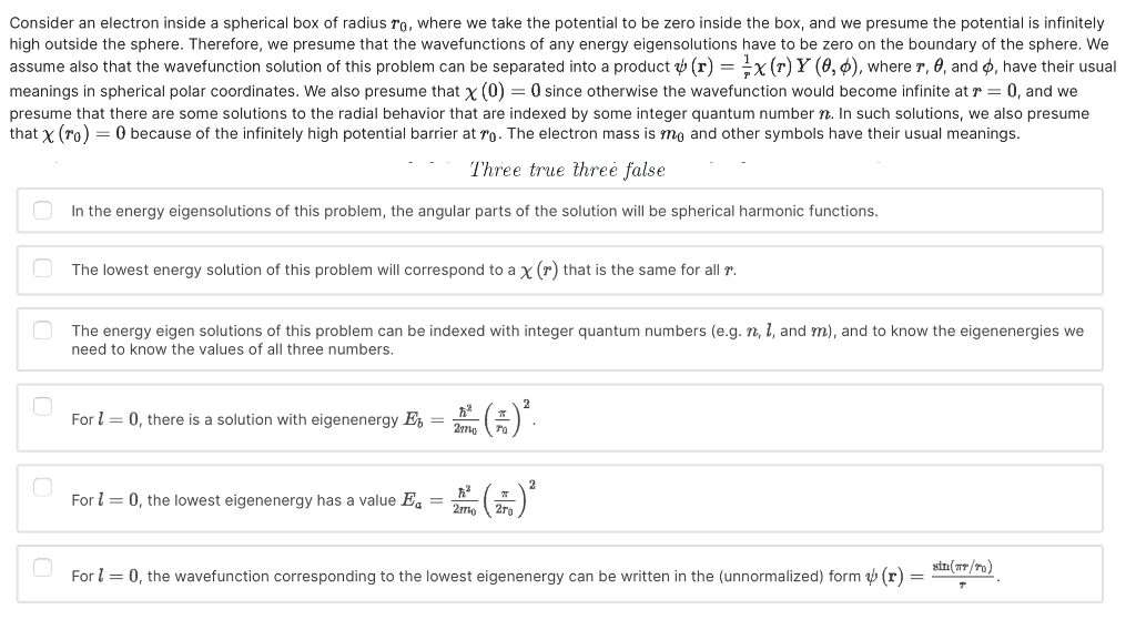 Solved Quantum Mechanics question, please note that I am | Chegg.com