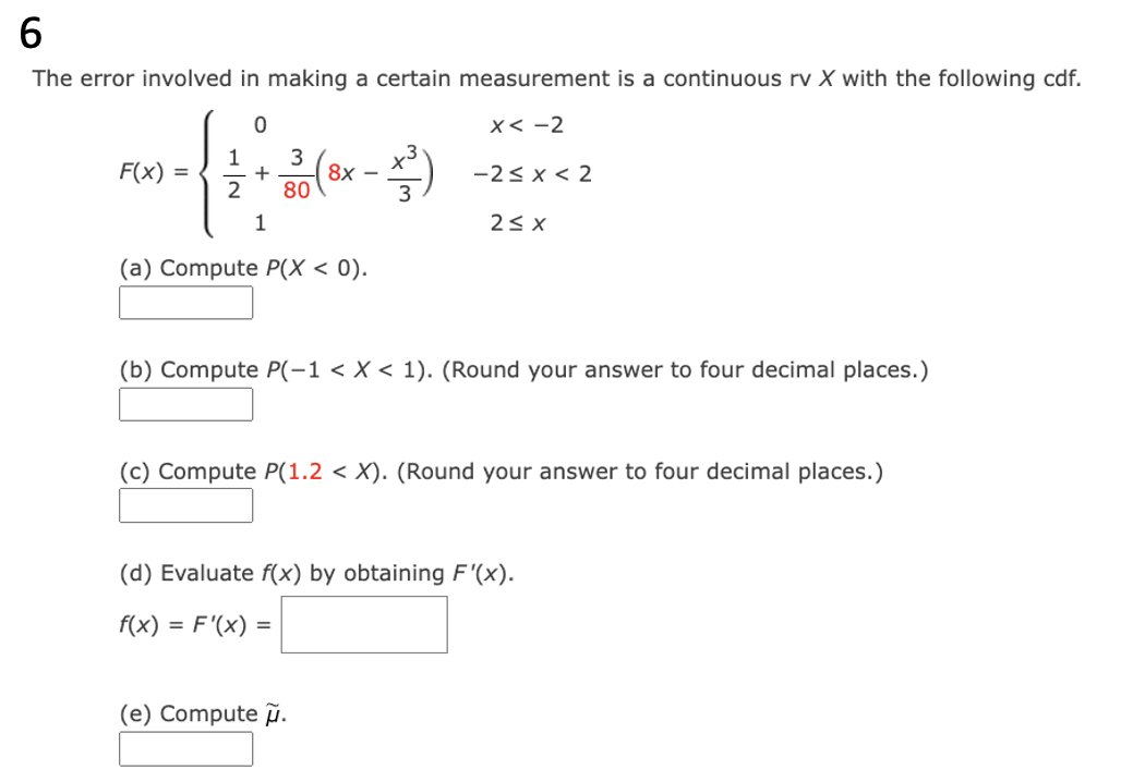 Solved e error involved in making a certain measurement is a | Chegg.com