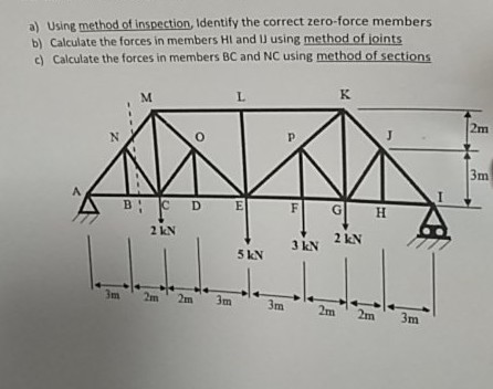 Solved a) Using method of Inspection, Identify the correct | Chegg.com