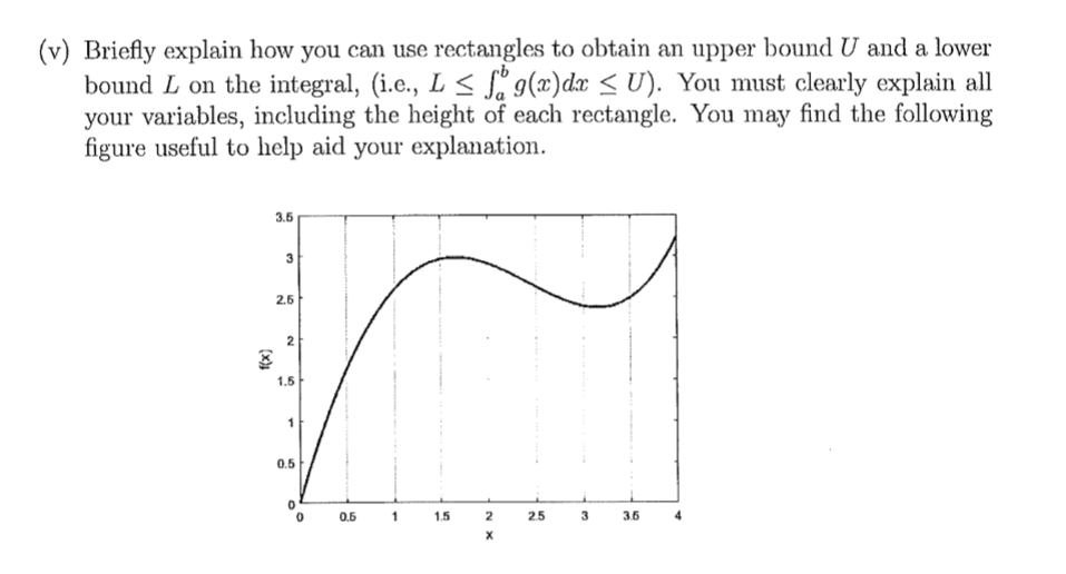 Solved [10 marks] The trapezium rule is a method of | Chegg.com