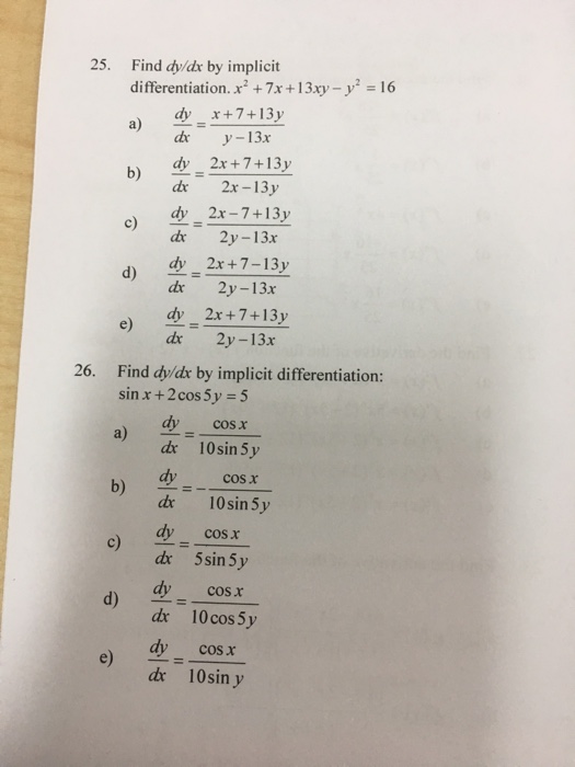 AP Calculus Problem Set: Chapter 1 to 2.5 (Multiple | Chegg.com