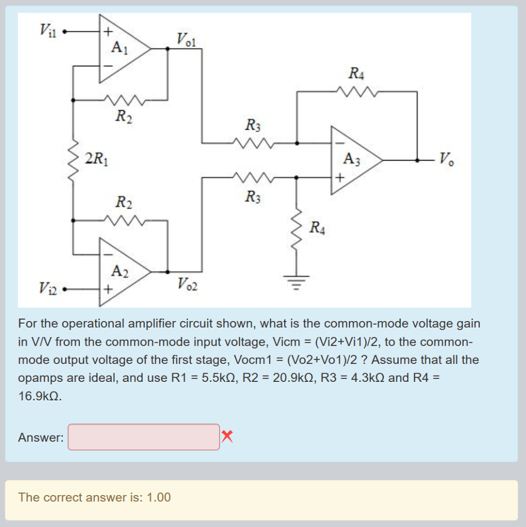 Solved TV. R4 R3 2R1 Аз R2 R3 R4 A2 i2 For the operational | Chegg.com