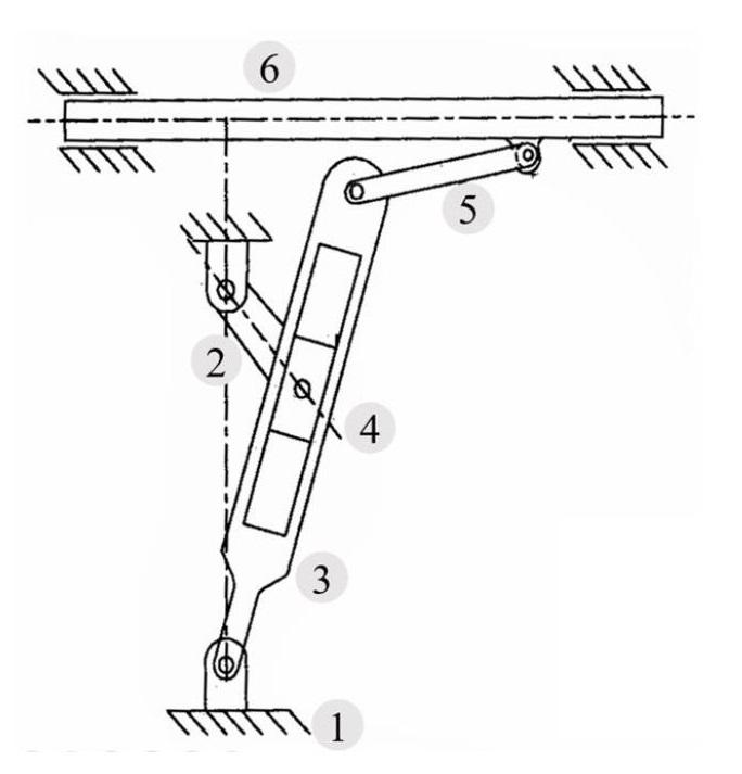 Solved Draw the kinematic chain of the mechanism given in | Chegg.com