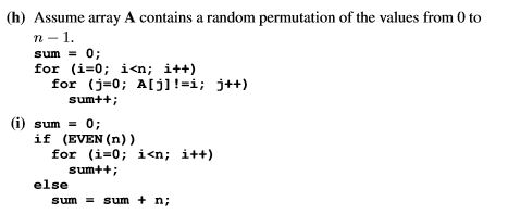 Solved Determine Θ for the following code fragments in | Chegg.com