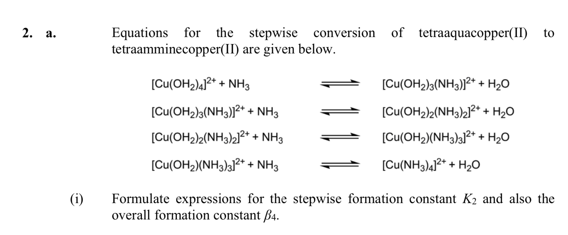 Equations for the stepwise conversion of | Chegg.com