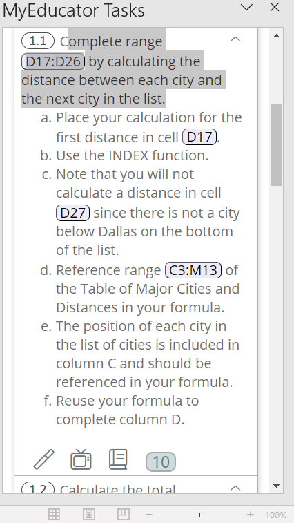 Ready in Accessibility: Investigate1.1 Complete range | Chegg.com