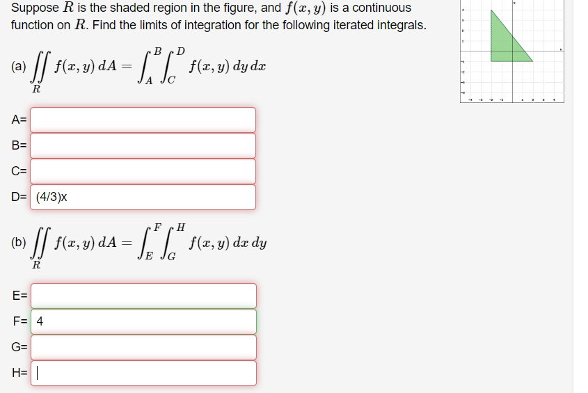 Solved Suppose R ﻿is the shaded region in the figure, and | Chegg.com