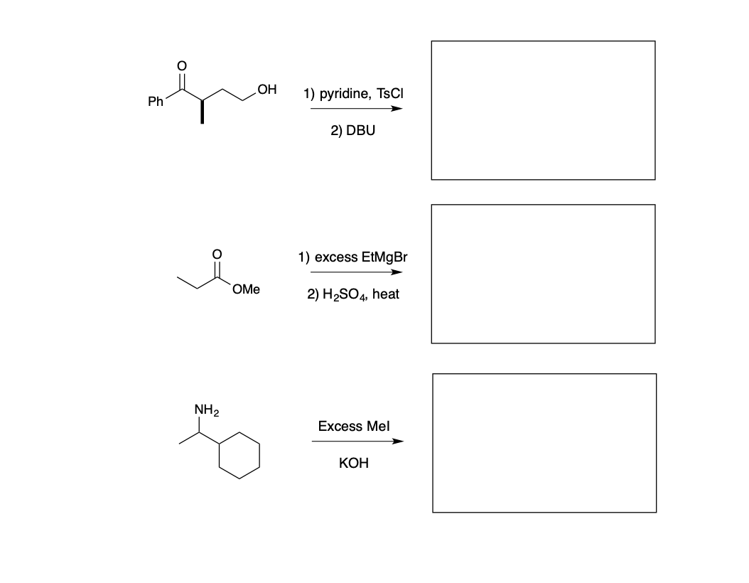 Solved Complete the follwing transformations, assume an acid | Chegg.com