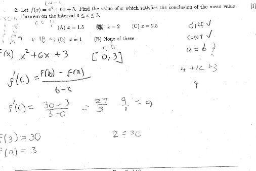 Solved 2. Let f(x)=x2+6x+3. Find the viue of x which | Chegg.com
