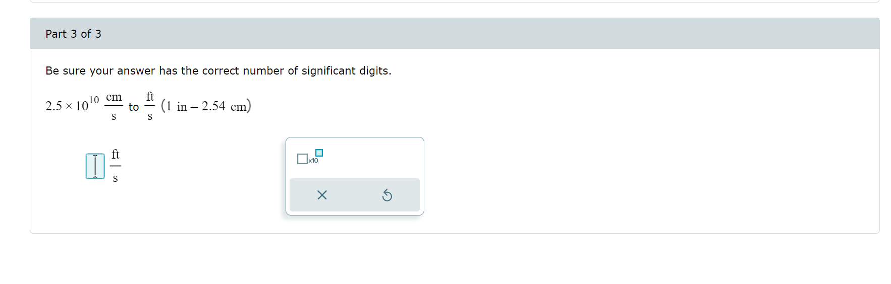 Solved Carry out the following conversions: Part 1 of 3 Be | Chegg.com