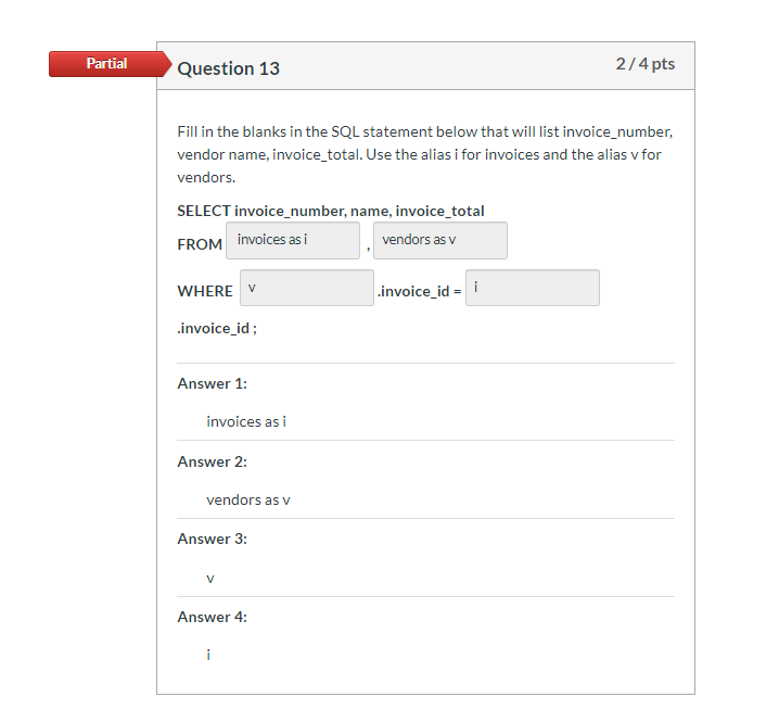 Solved Accounts Payable Database Listing Description of | Chegg.com