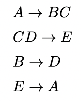 Solved Suppose that we decompose the schema r(A,B,C,D,E) | Chegg.com
