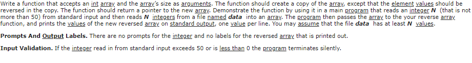 Solved Write A Function That Accepts An Int Array And The 6088
