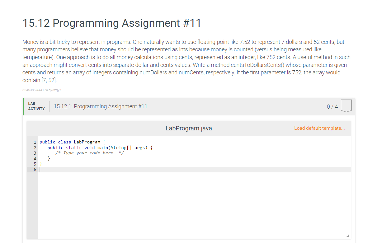 Solved 1512 Programming Assignment 11 Money Is A Bit 