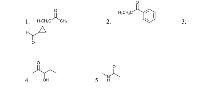 Solved H3CH2C 2. 4. он | Chegg.com
