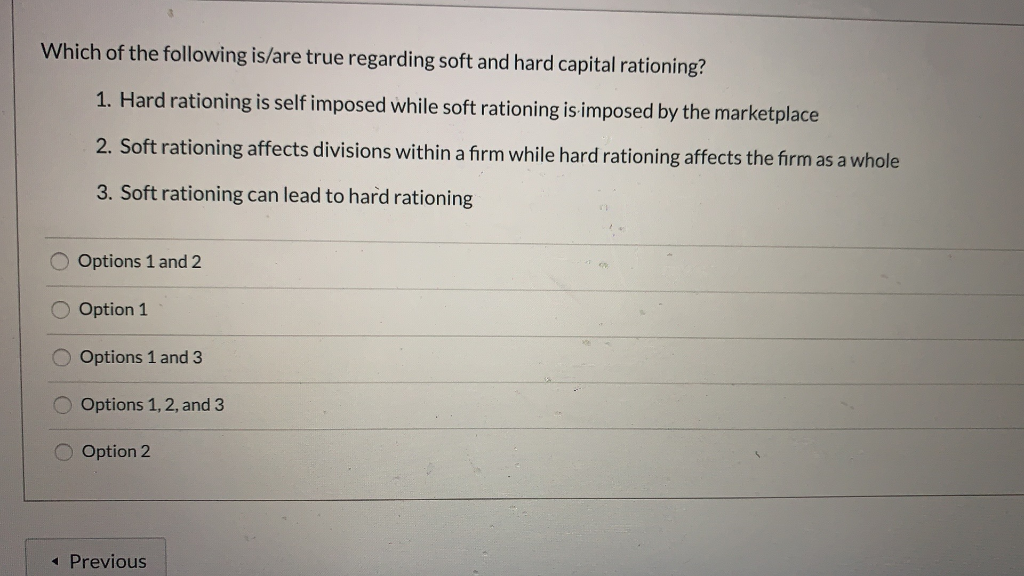 Solved Which of the following is/are true regarding soft and | Chegg.com