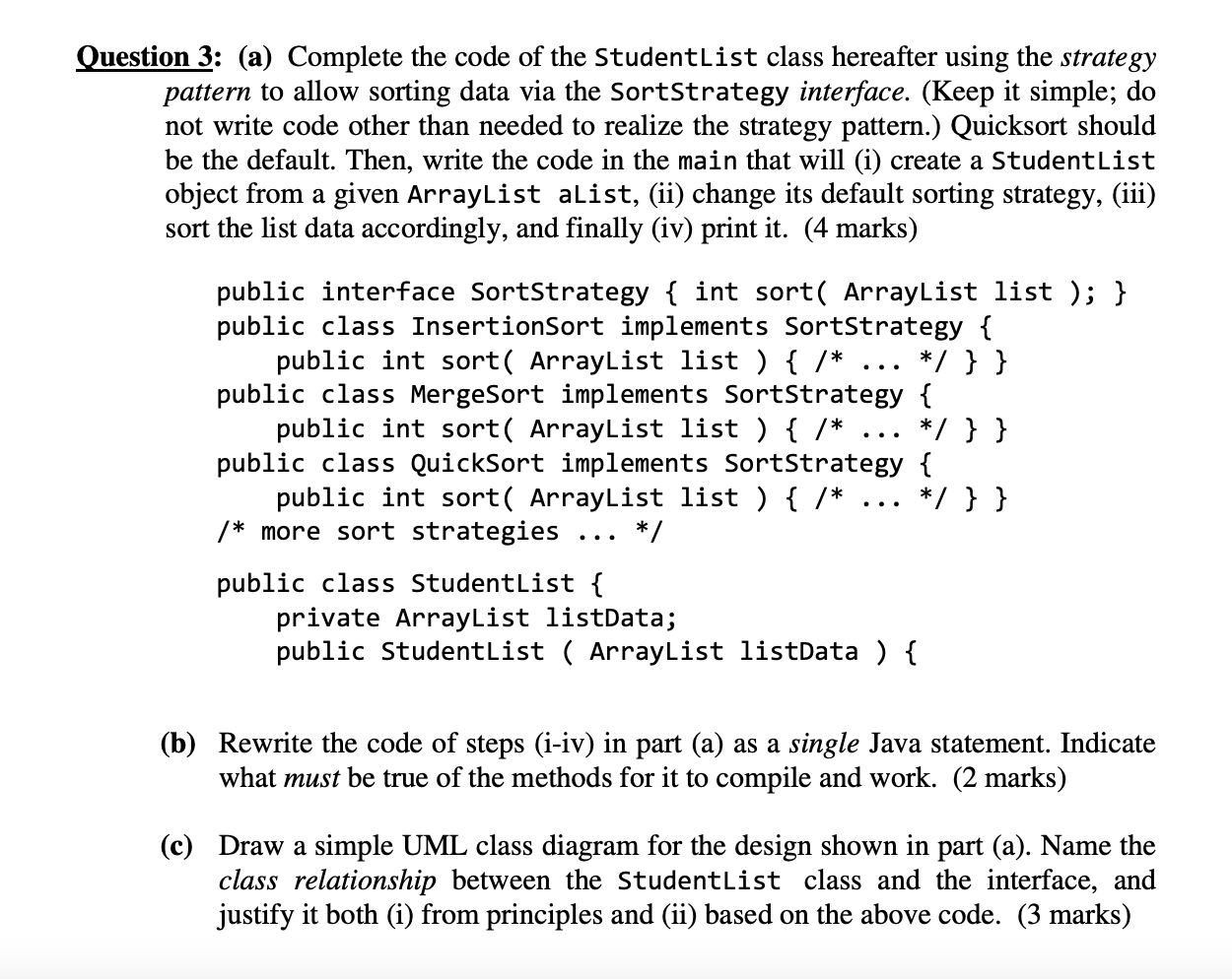 Solved Use Java to answer the question. PLEASE READ | Chegg.com