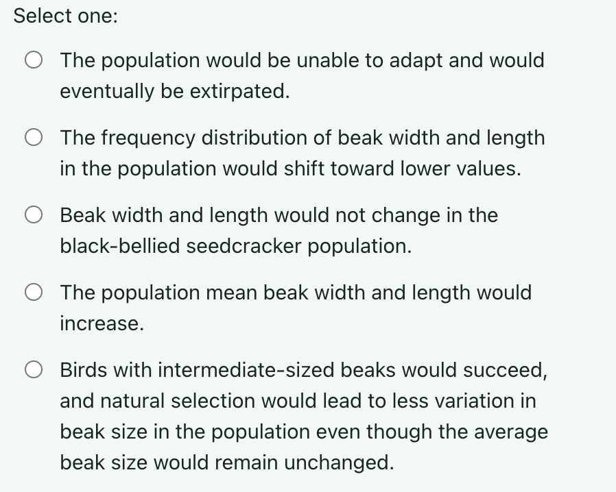 Solved The availability of two different types of food | Chegg.com