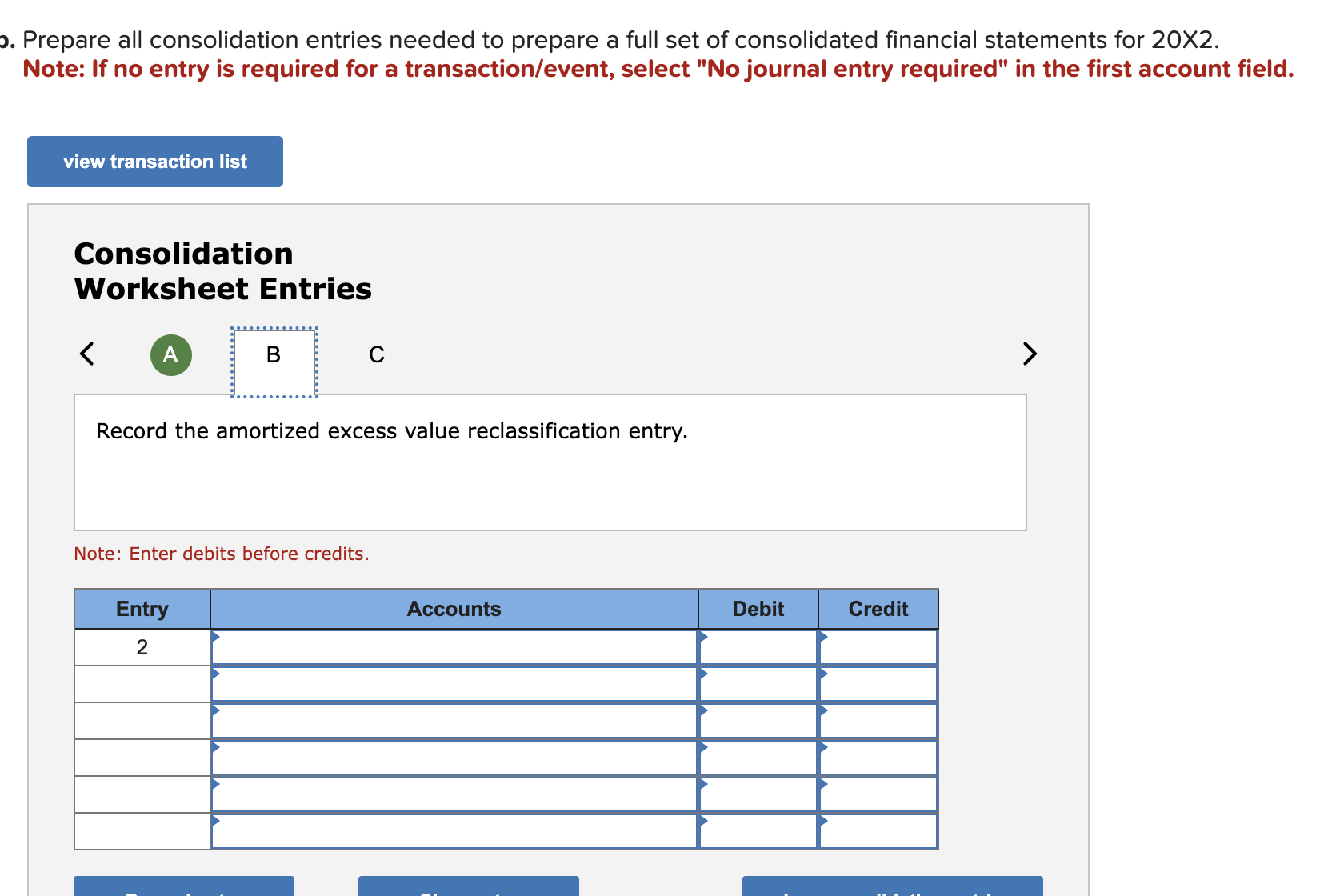 Solved Prepare all consolidation entries needed to prepare a | Chegg.com