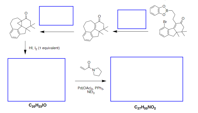 Solved O Br HI, I2 (1 equivalent) Pd(OAC)2, PPh3. NETE | Chegg.com