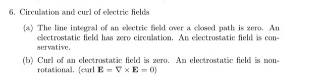 Solved 6. Circulation and curl of electric fields (a) The | Chegg.com