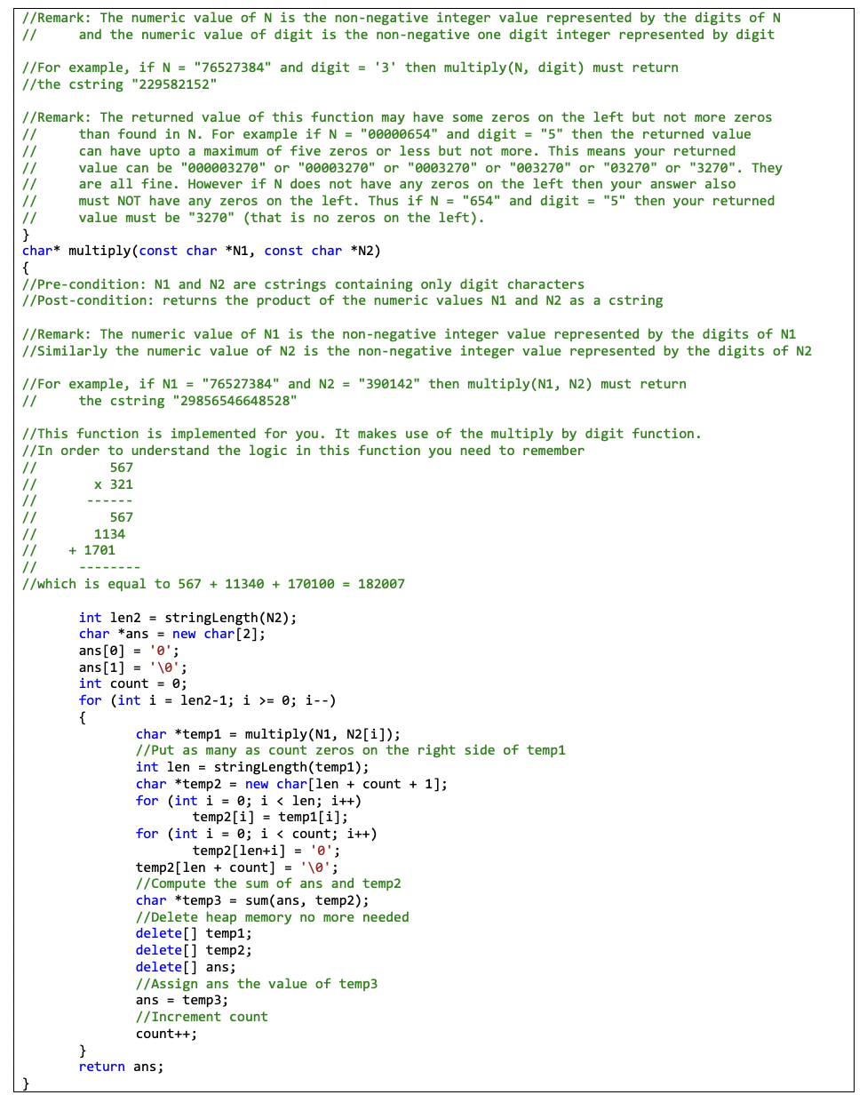 Solved IN THIS NEED TO WRITE THE FUNCTIONS THAT HAS BEEN | Chegg.com