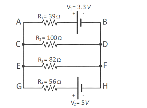 Solved Calculate the current through each branch of the | Chegg.com