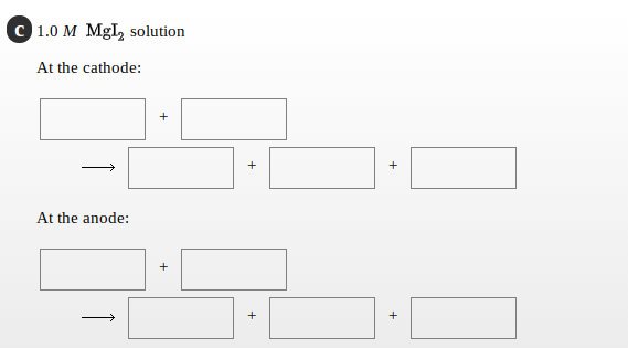 Solved What reaction will take place at the cathode and the | Chegg.com