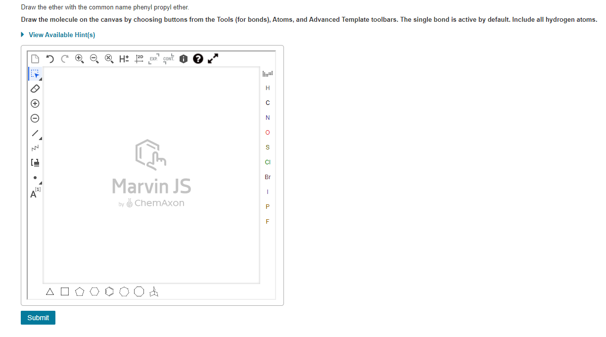 Solved Draw the ether with the common name phenyl propyl | Chegg.com