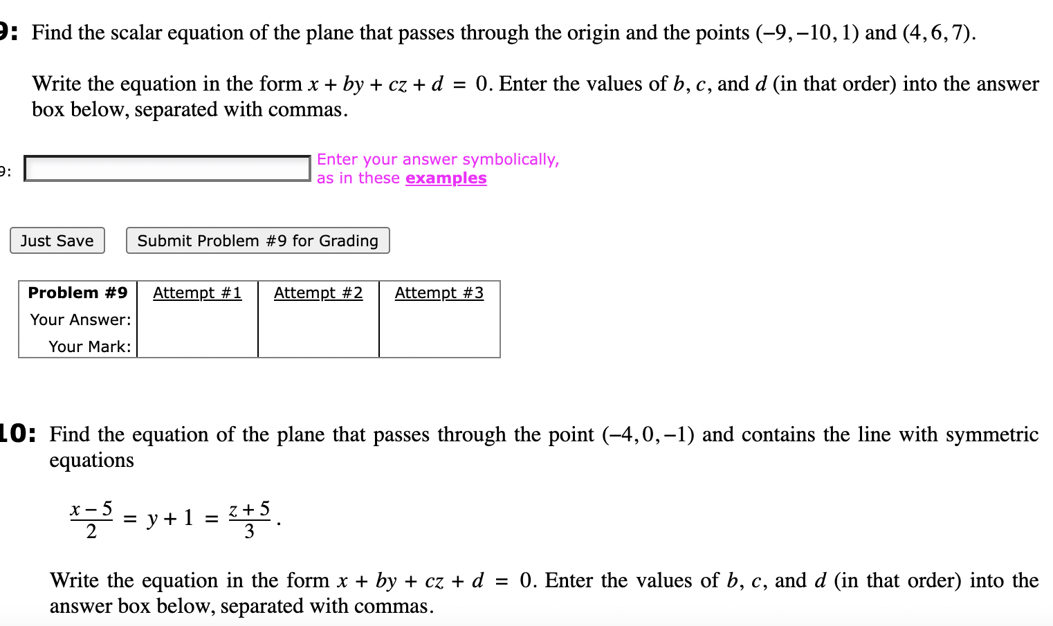 Solved Find the scalar equation of the plane that passes | Chegg.com