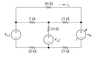 Solved The variable dc voltage source in the circuit is | Chegg.com