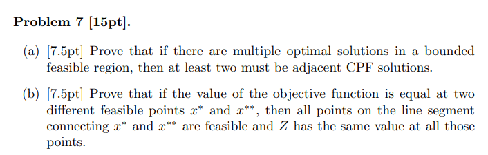 Solved Problem 7 [15pt]. (a) [7.5pt] Prove that if there are | Chegg.com