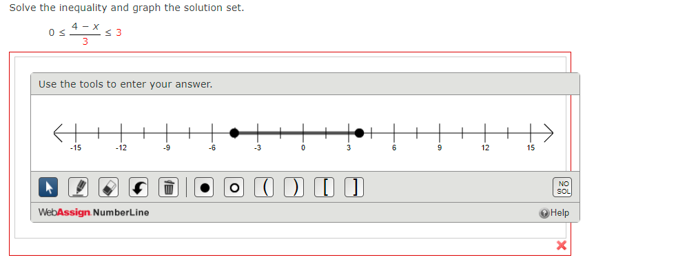 Solved Solve the inequality and graph the solution set. . | Chegg.com