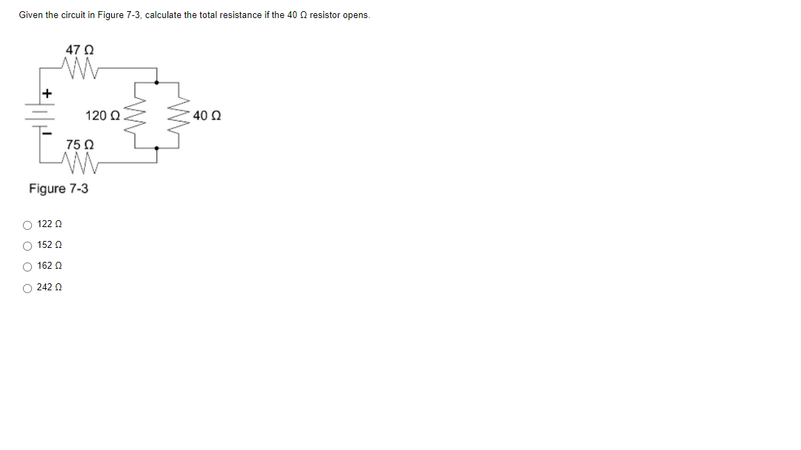 Solved Given the circuit in Figure 7-3, calculate the total | Chegg.com