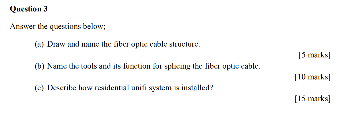 Solved Question 3 Answer the questions below; (a) Draw and | Chegg.com