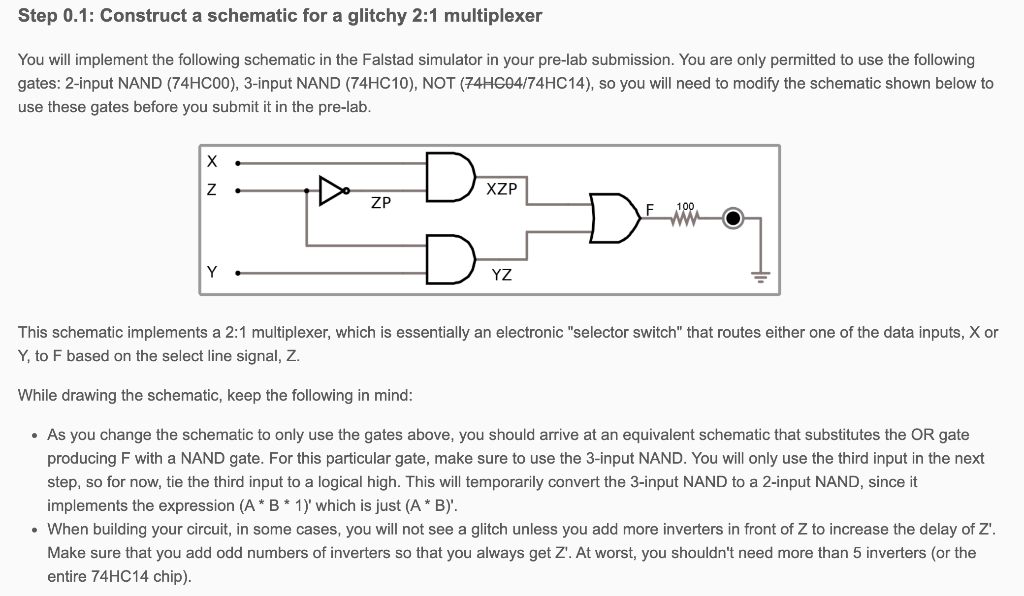 Solved Please construct a similar circuit using 2input | Chegg.com