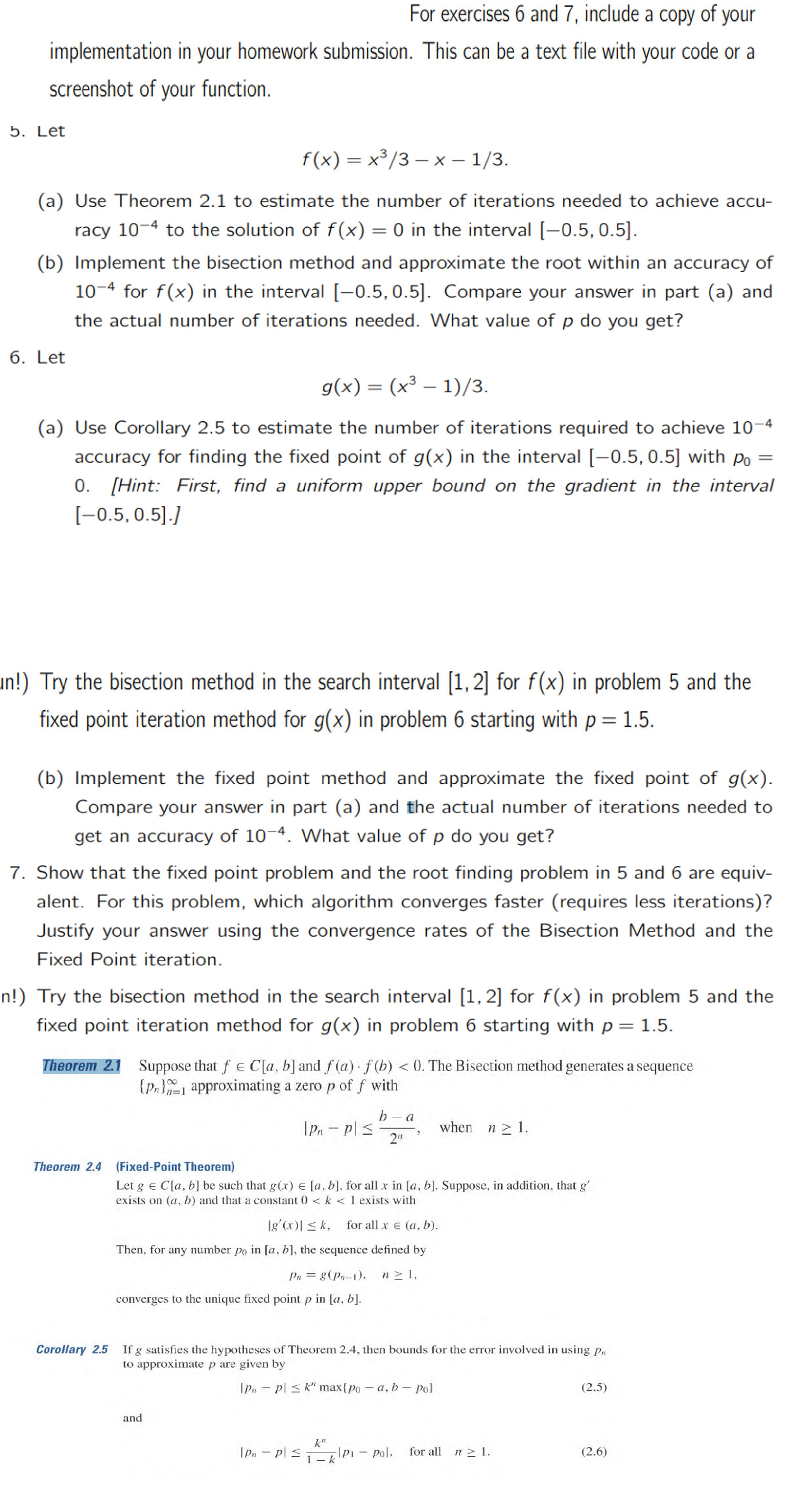 Solved For exercises 6 ﻿and 7 , ﻿include a copy of | Chegg.com