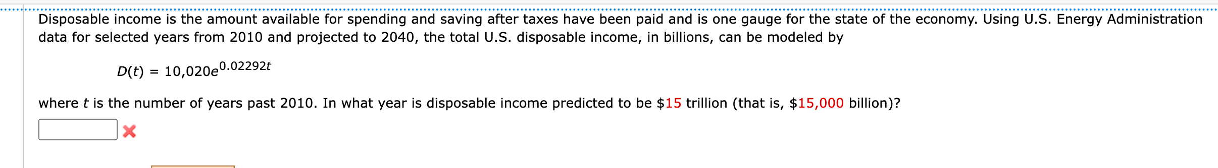 Solved Disposable income is ﻿the amount available for | Chegg.com