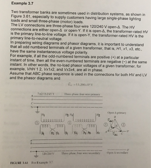 1. Repeat Example 3.7, assuming an open-Y primary and | Chegg.com