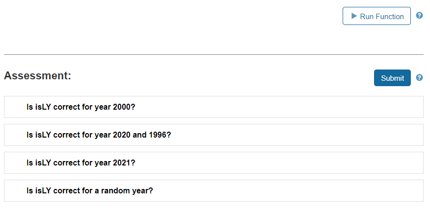 Solved Write a MATLAB function "isLY=isLeap Year(year)" that | Chegg.com