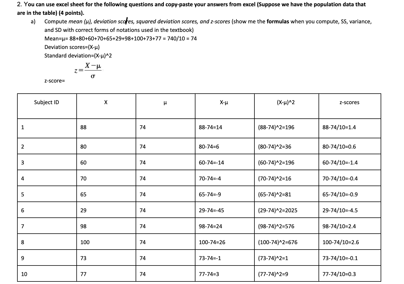 Solved 2. You can use excel sheet for the following | Chegg.com