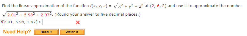 Solved Find the linear approximation of the function | Chegg.com