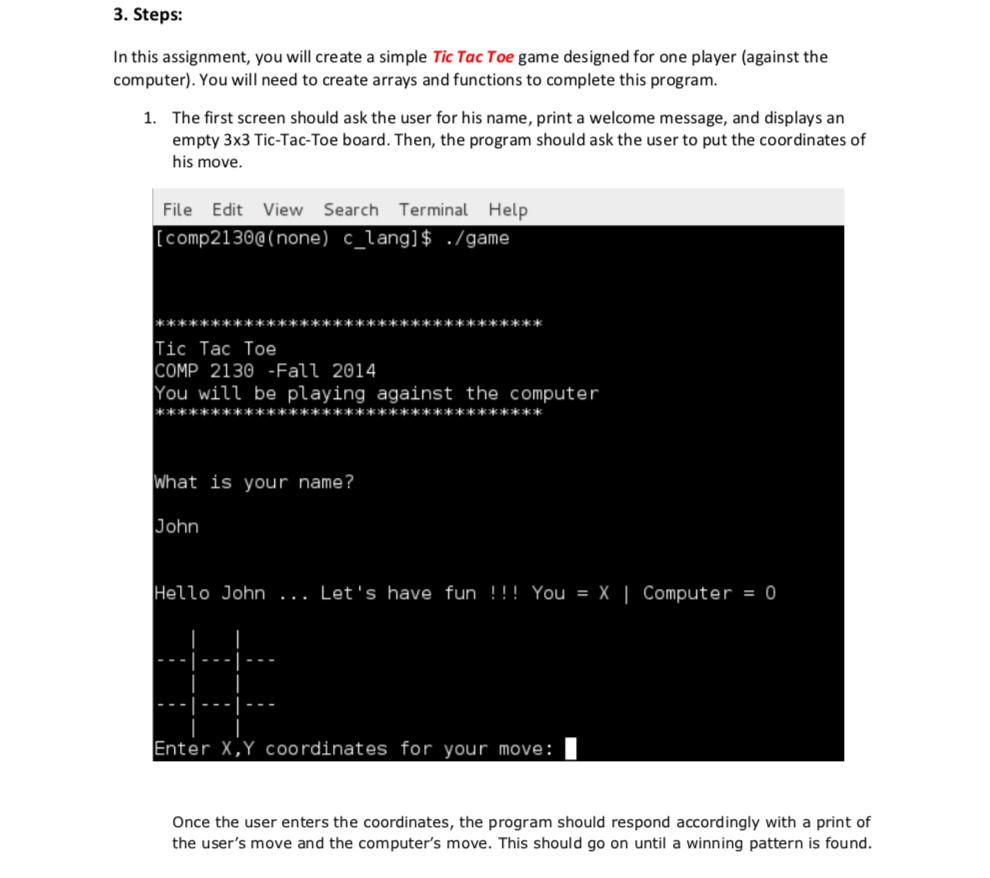 Solved 3. Steps: In this assignment, you will create a | Chegg.com