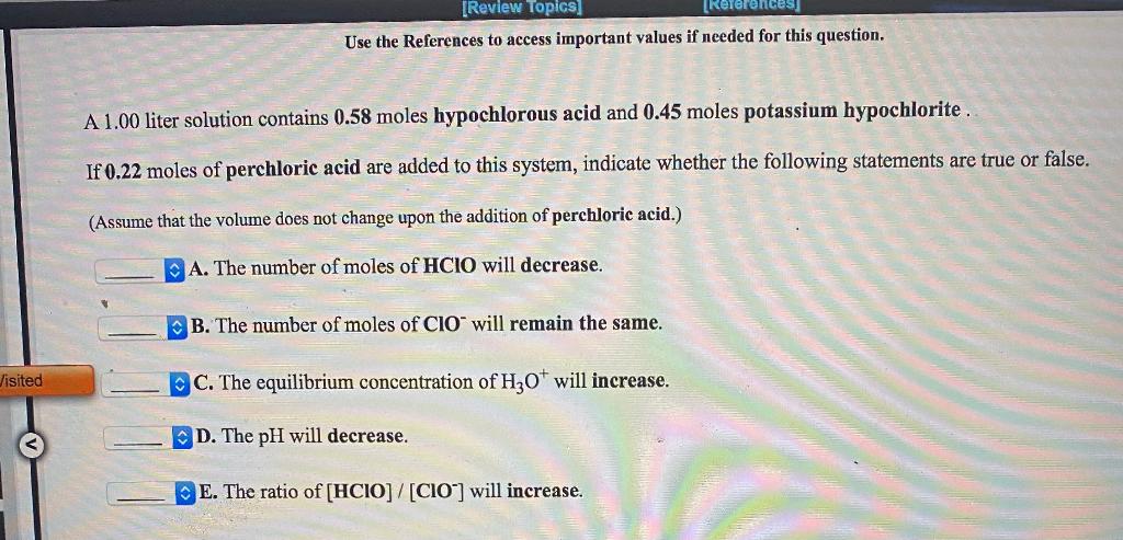Solved [Review Topics] [Rererences! Use the References to | Chegg.com