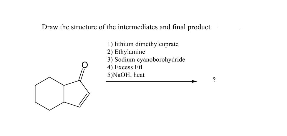 Solved Draw the structure of the intermediates and final | Chegg.com